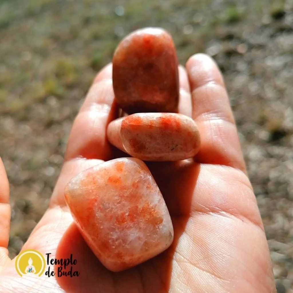Pedra do Sol Natural Rolada Média 2-3cm - Templo de Buda - Loja de ...